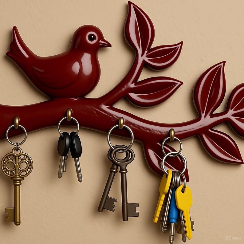 Key Holder Tutorial | Step-by-step Guide | Easy Home Decor Craft ...