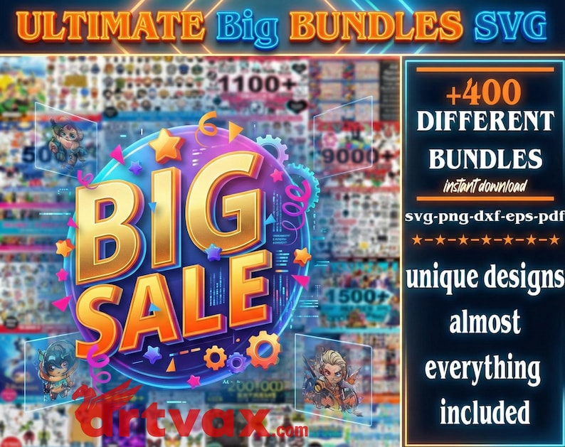 250,000+ Mega SVG Bundle, Searchable Designs (svg, Png, Dxf, Eps ...