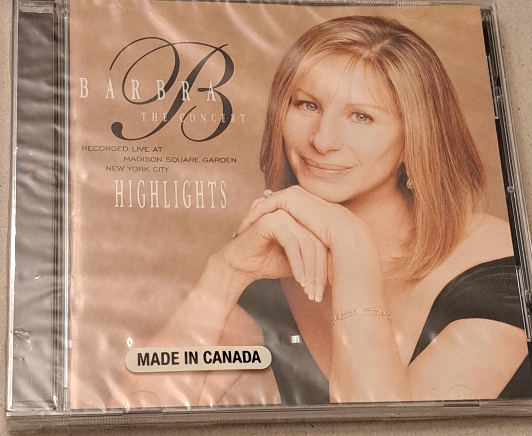 Barbara Streisand - the Concert - Highlights - Live at MSG CD - NEW - Etsy