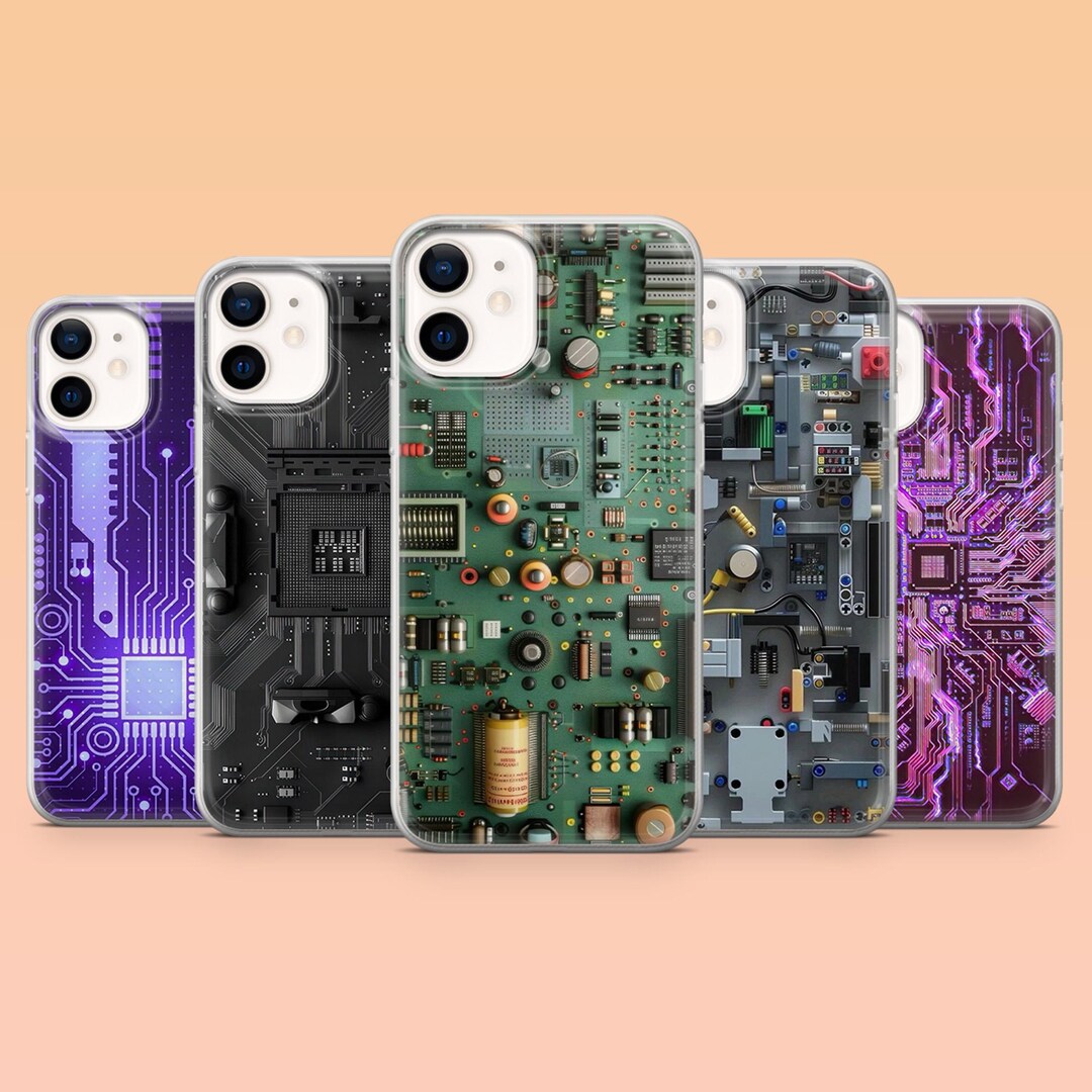Circuit Board Phone Case Tech Motherboard PC Cover for iPhone 17 Pro ...