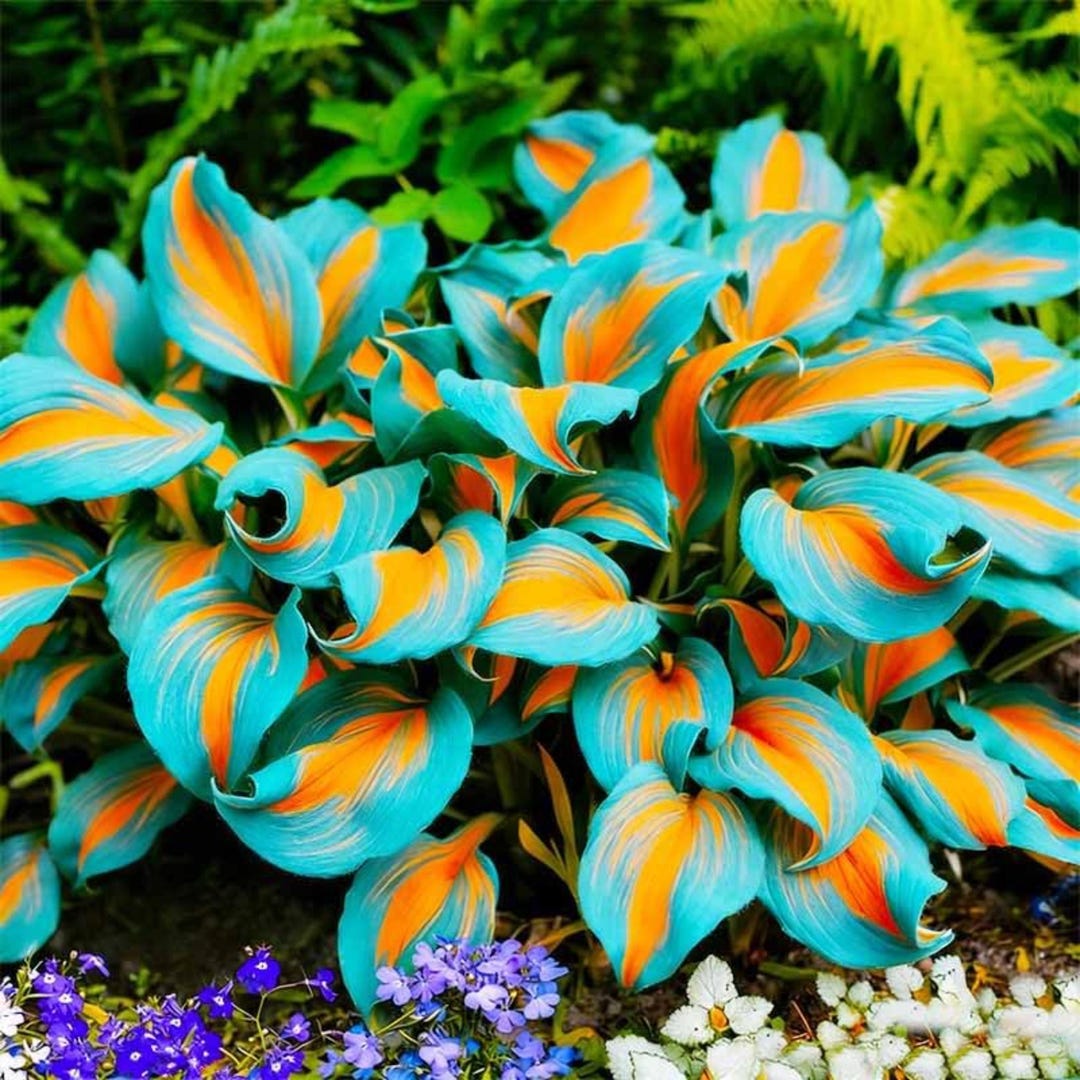 200+ Green & Orange Hosta Seeds – Perennial Shade Plant - Etsy