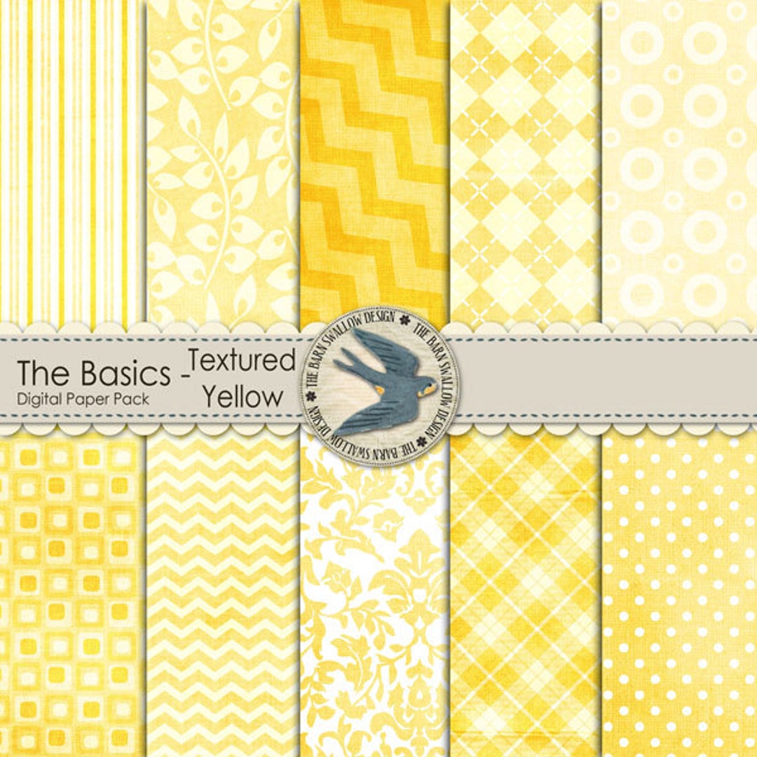Digital Scrapbook Paper Pack Instant Download - the Basics: Shabby ...