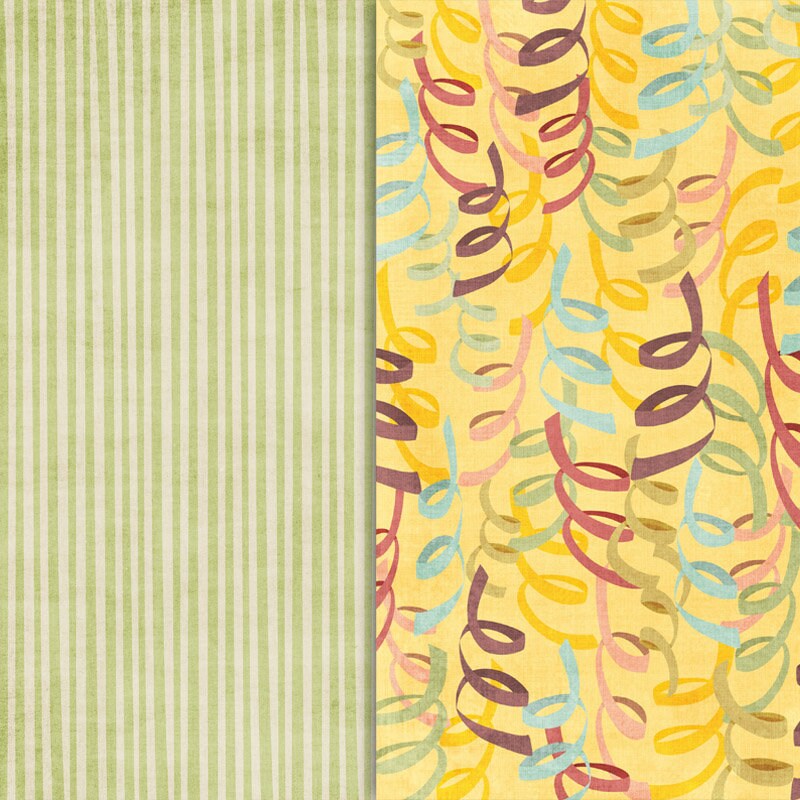 Digital Scrapbook Paper Pack Instant Download - "party Time" -10 12"x12 ...