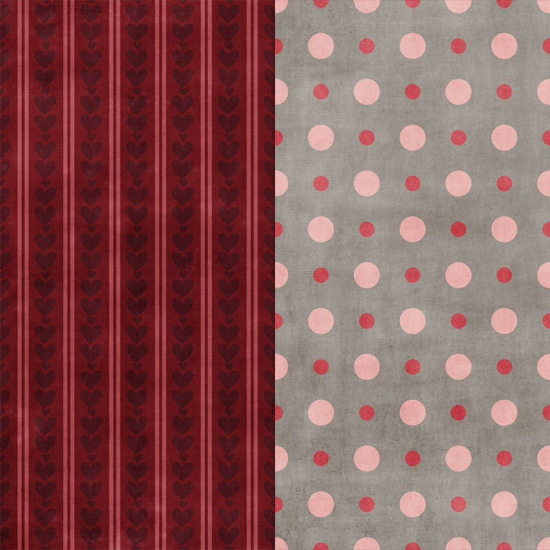 Digital Scrapbook Paper Pack Instant Download - "love is in the Air ...