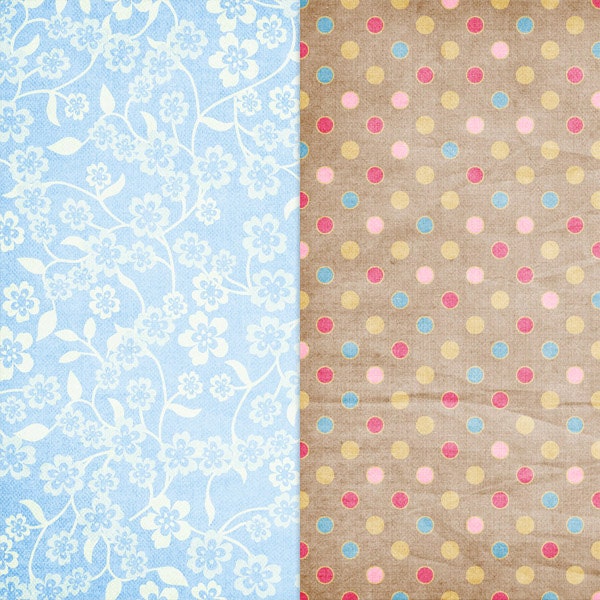 Digital Scrapbook Paper Pack - Sweet Baby Girl Set 1 - 10 Digital ...