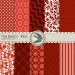 Digital Scrapbook Paper Pack Instant Download - the Basics: Red ...