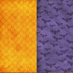 Digital Scrapbook Paper Pack - Boo - 10 Digital Papers 12" X 12" for ...