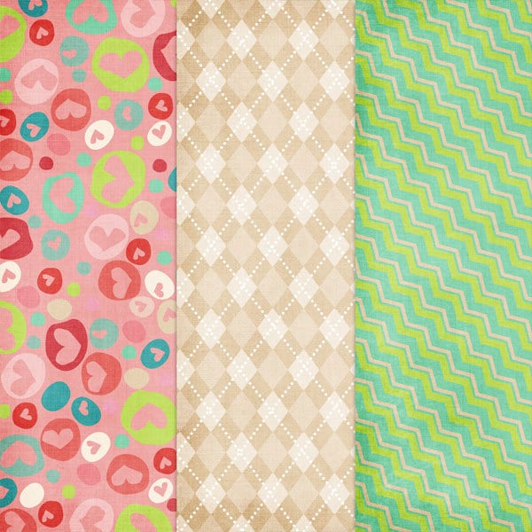 Digital Scrapbook Paper Pack Instant Download - A Monster's Valentine ...