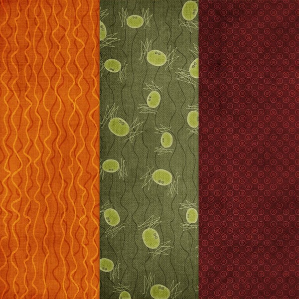 Digital Scrapbook Paper Pack - Boo - 10 Digital Papers 12" X 12" for ...