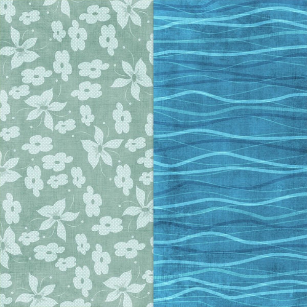 Digital Scrapbook Paper Pack Instant Download - Beach Fun - 10 Digital ...