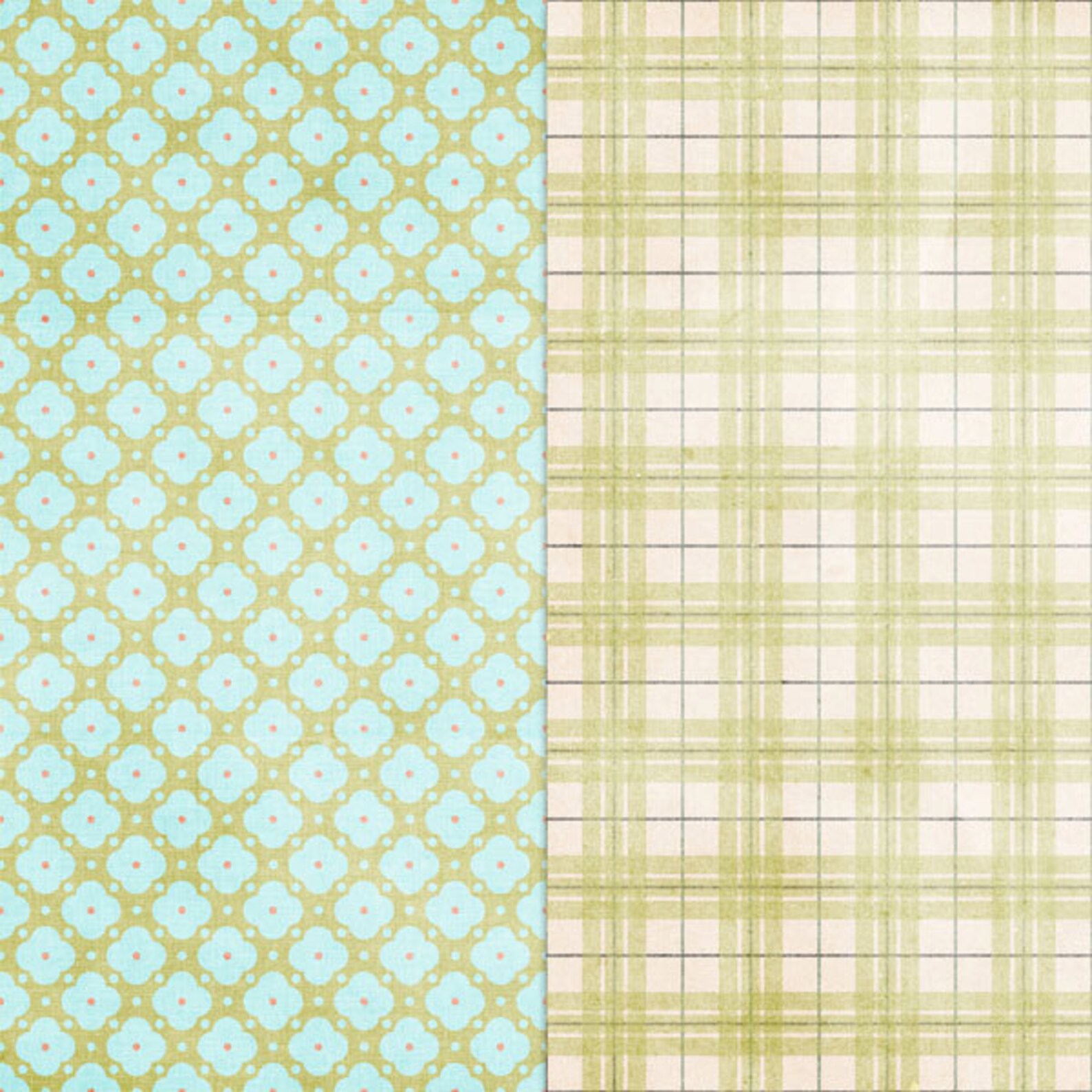 Digital Scrapbook Paper Pack Instant Download - Whispers of Spring - 10 ...