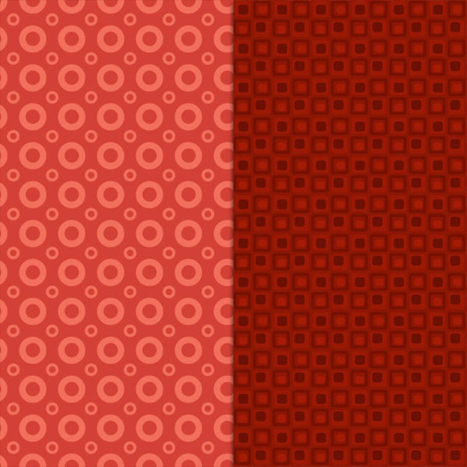 Digital Scrapbook Paper Pack Instant Download - the Basics: Red ...