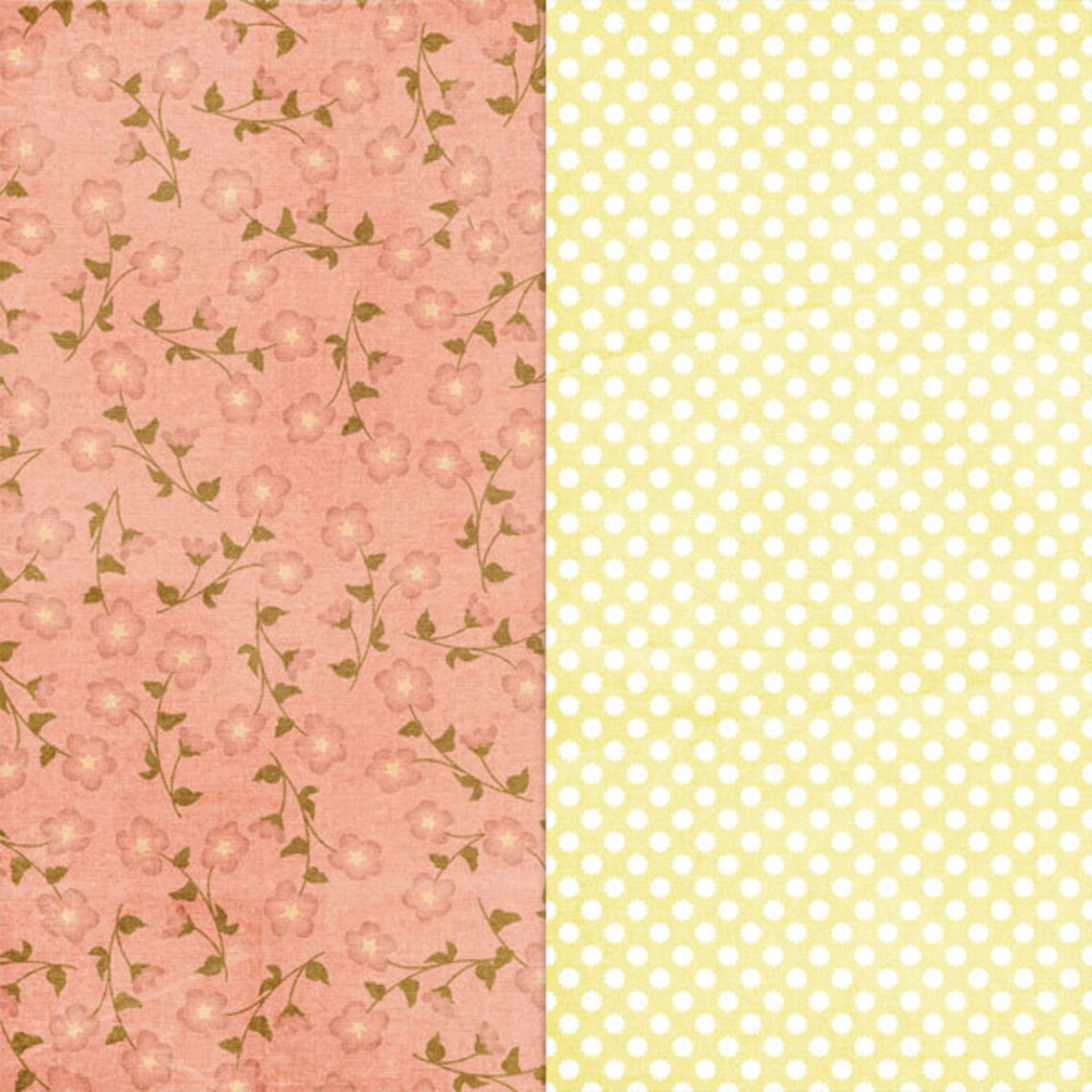 Digital Scrapbook Paper Pack Instant Download Whispers of Spring 10 ...