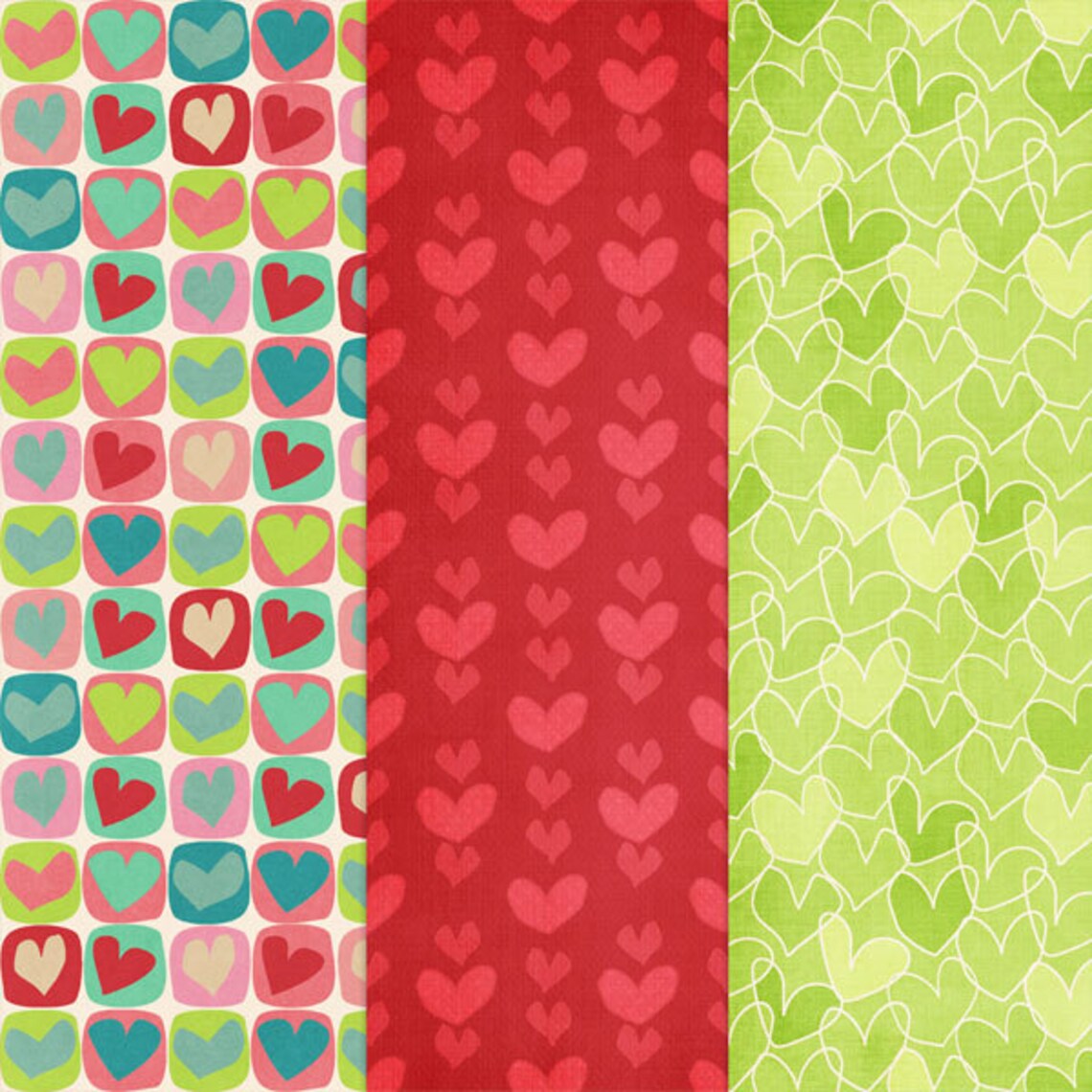 Digital Scrapbook Paper Pack Instant Download A - Etsy