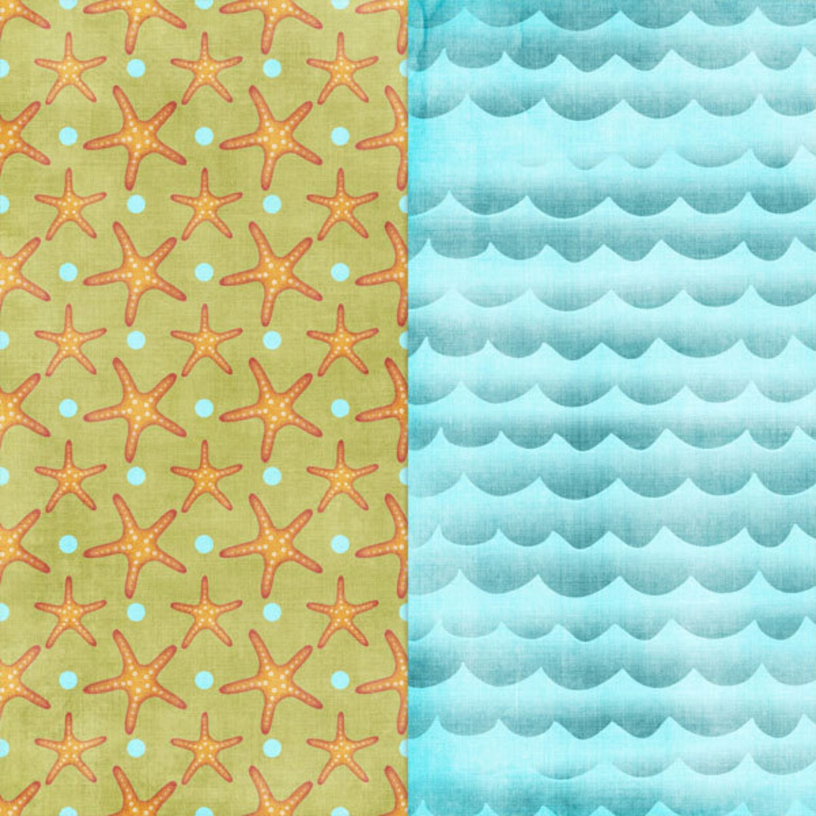 Digital Scrapbook Paper Pack - "under the Sea" - 10 12" X 12" Instant ...