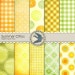Digital Scrapbook Paper Pack, Summer Citrus - 12" X 12" Instant ...