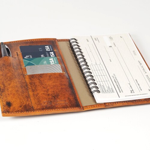 Leather Checkbook Wallet - Etsy