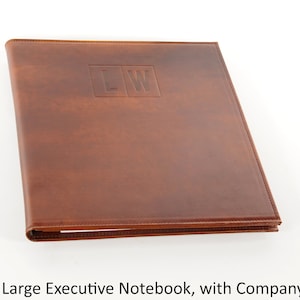 Executive Leather Notebook - for Standard Notepads (2 Sizes) - Etsy