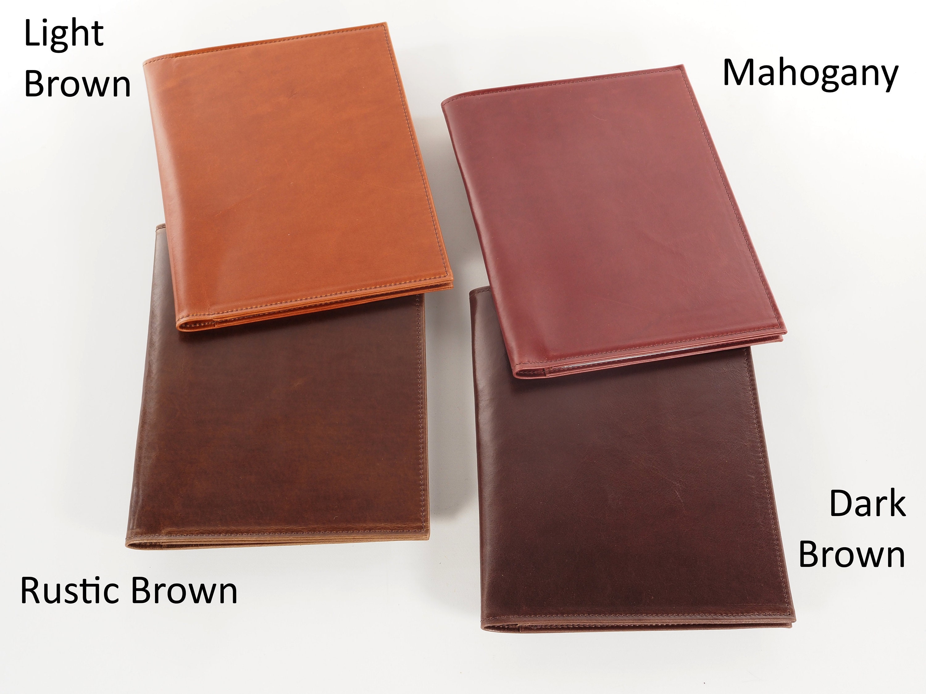 Leather Checkbook Organizer: 4-Book, 6-Book or 8-Book for PERSONAL ...