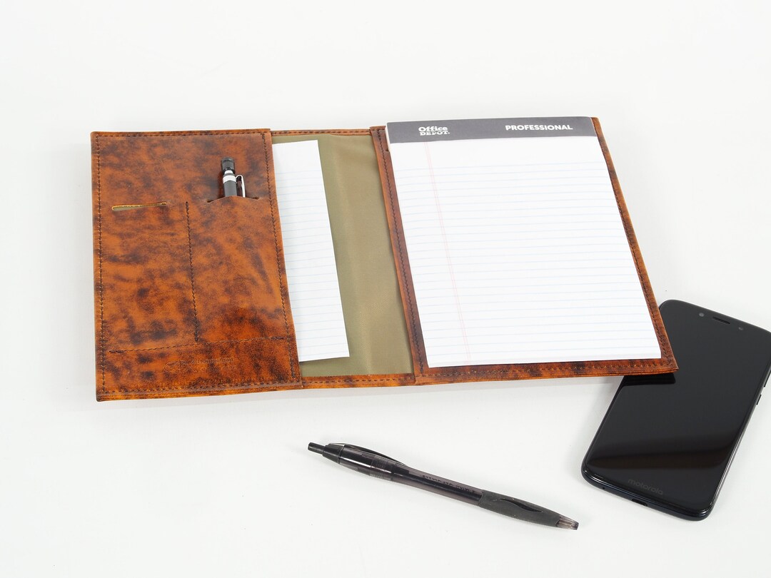 Small Leather Notebook - for 5x8 Notepads - Etsy