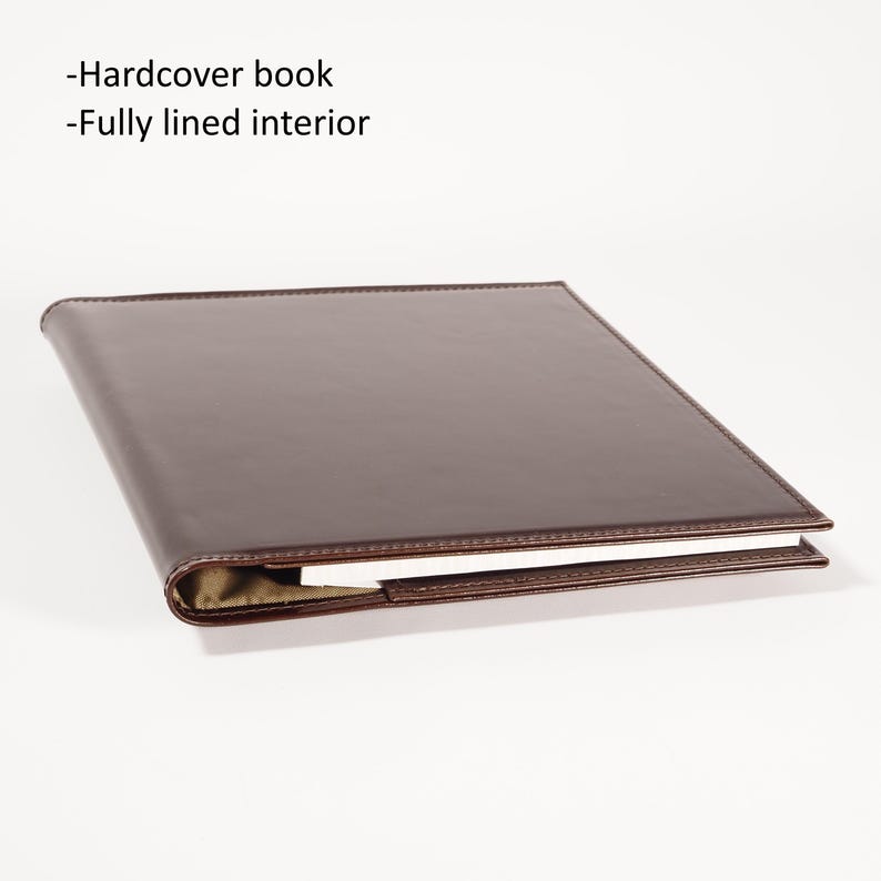 Leather PERSONAL DESKBOOK Checkbook Cover - Etsy