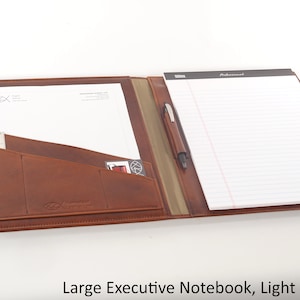 Executive Leather Notebook - for Standard Notepads (2 Sizes) - Etsy