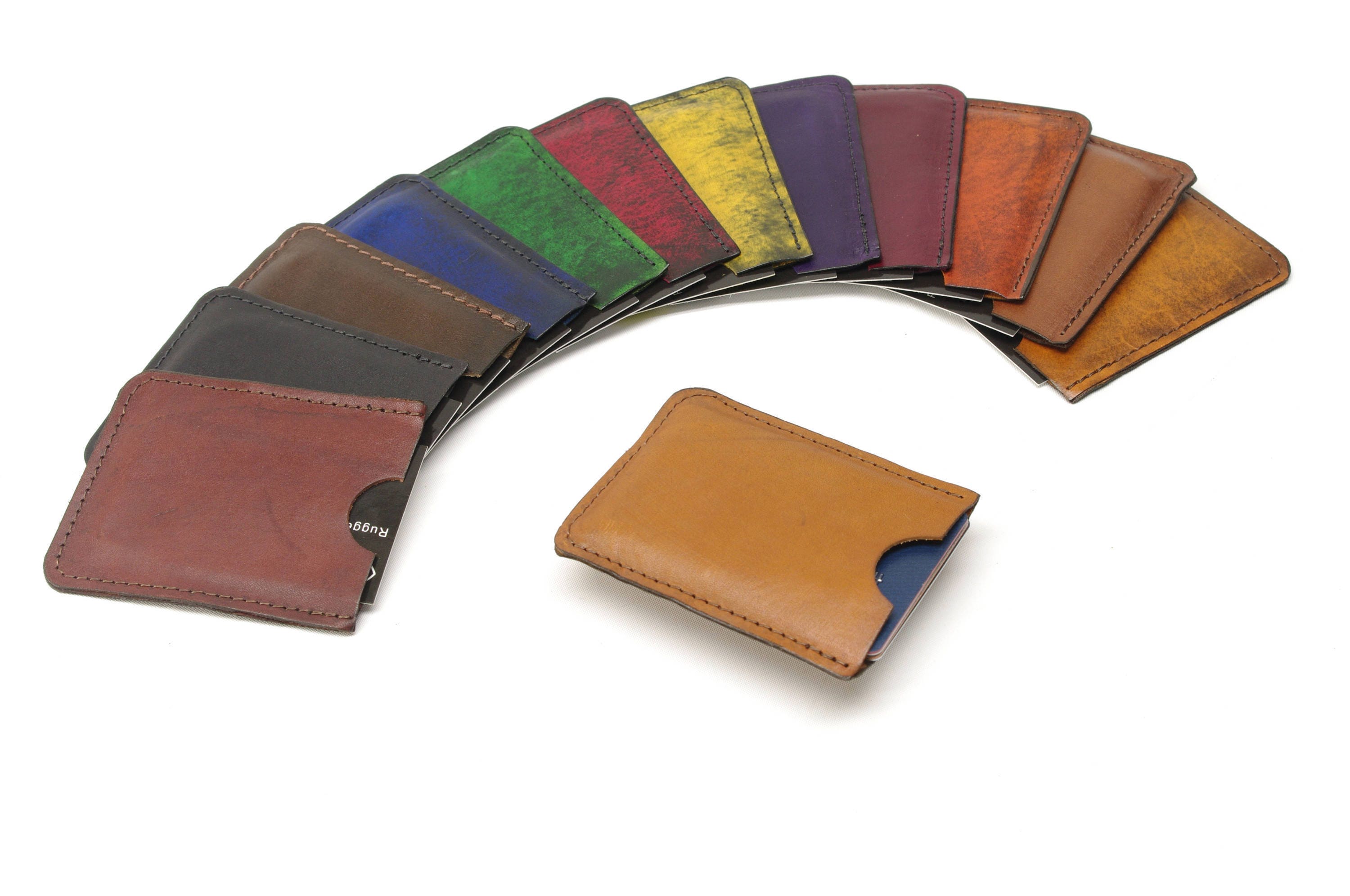 Minimalist Leather Credit Card Sleeve