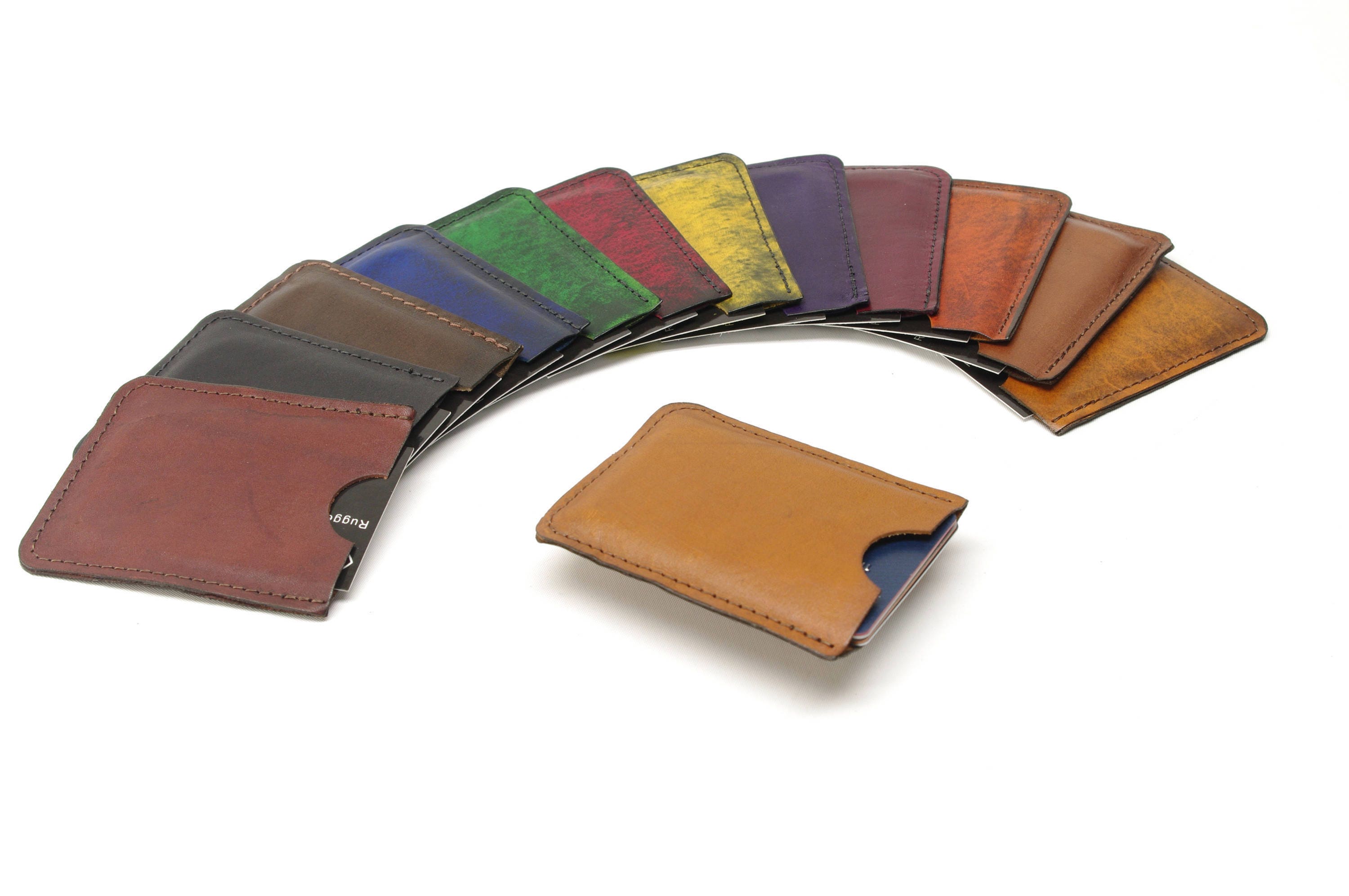 Minimalist Leather Credit Card Sleeve