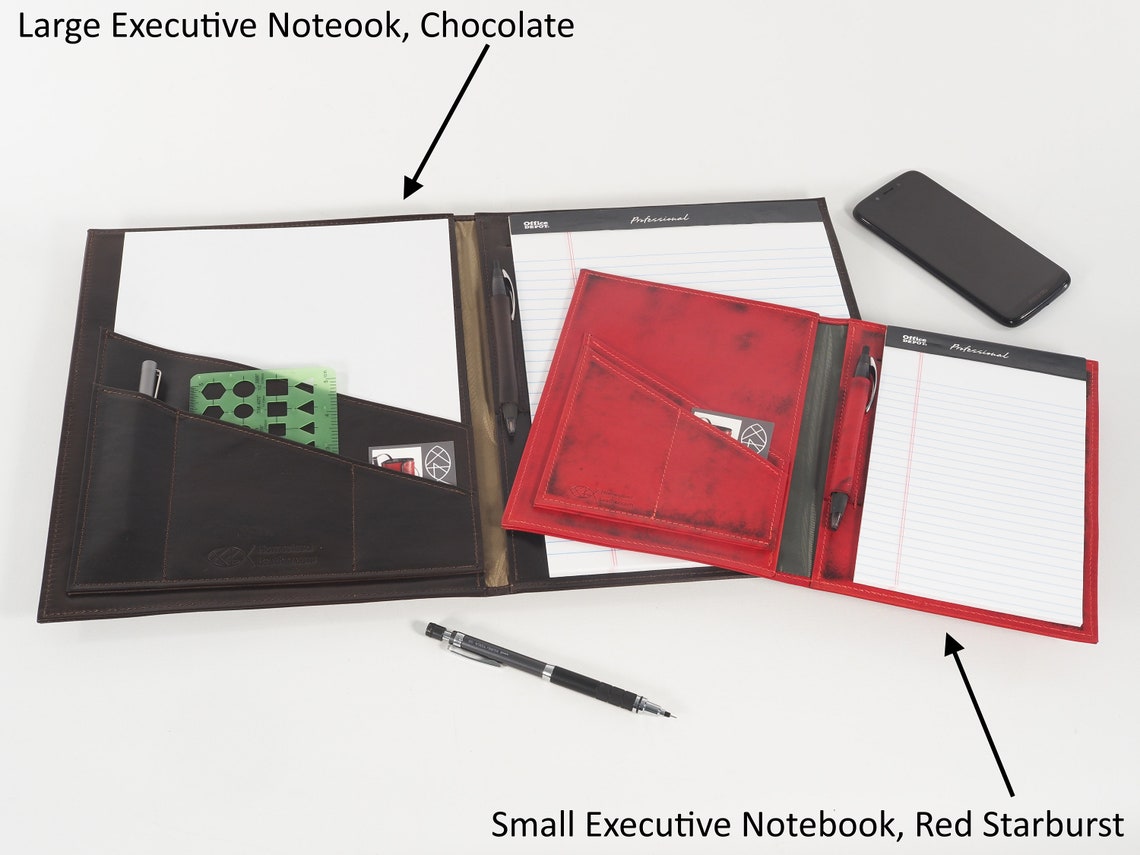 Executive Leather Notebook for Standard Notepads 2 Sizes - Etsy