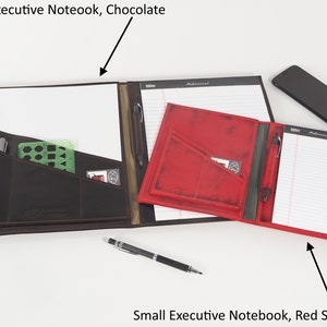 Executive Leather Notebook - for Standard Notepads (2 Sizes) - Etsy