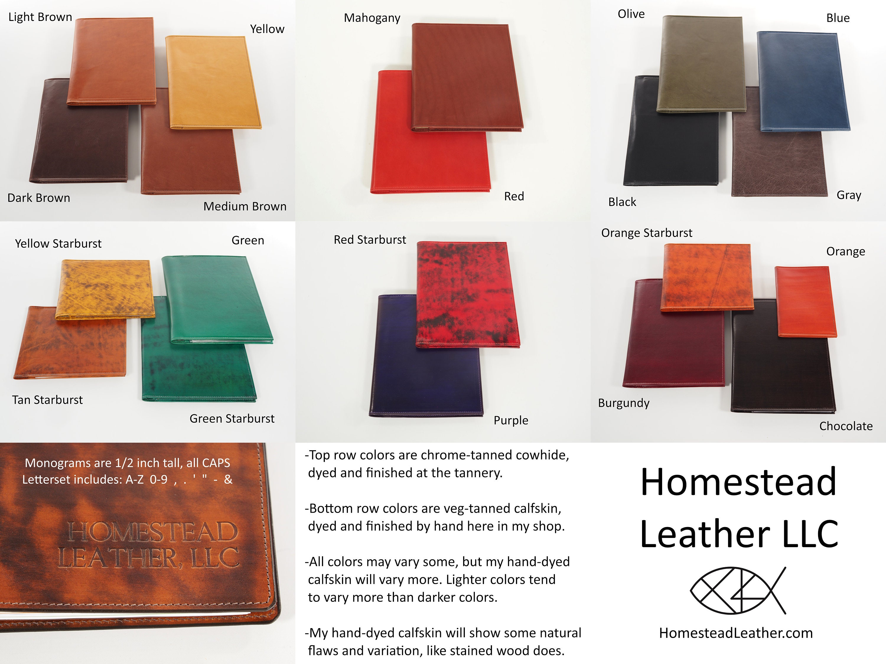 Leather Checkbook Organizer: 4-Book, 6-Book or 8-Book for PERSONAL ...