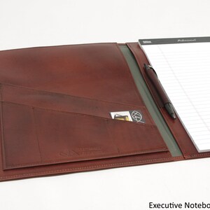 Executive Leather Notebook - for Standard Notepads (2 Sizes) - Etsy