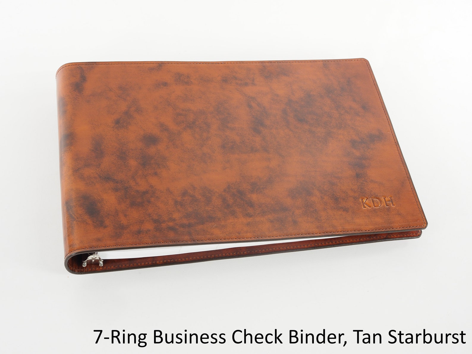 Leather 7 Ring BUSINESS SIZED Check Binder - Etsy