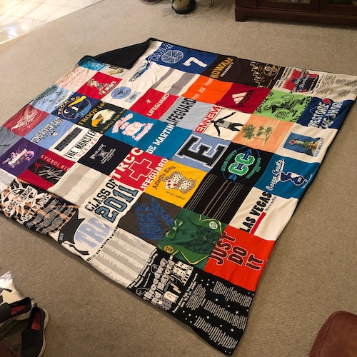 Custom T-shirt Memory Quilt Made-to-order deposit Only - Etsy