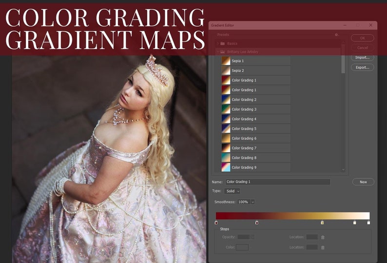 20 Photography Photoshop Color Grading Maps - Etsy