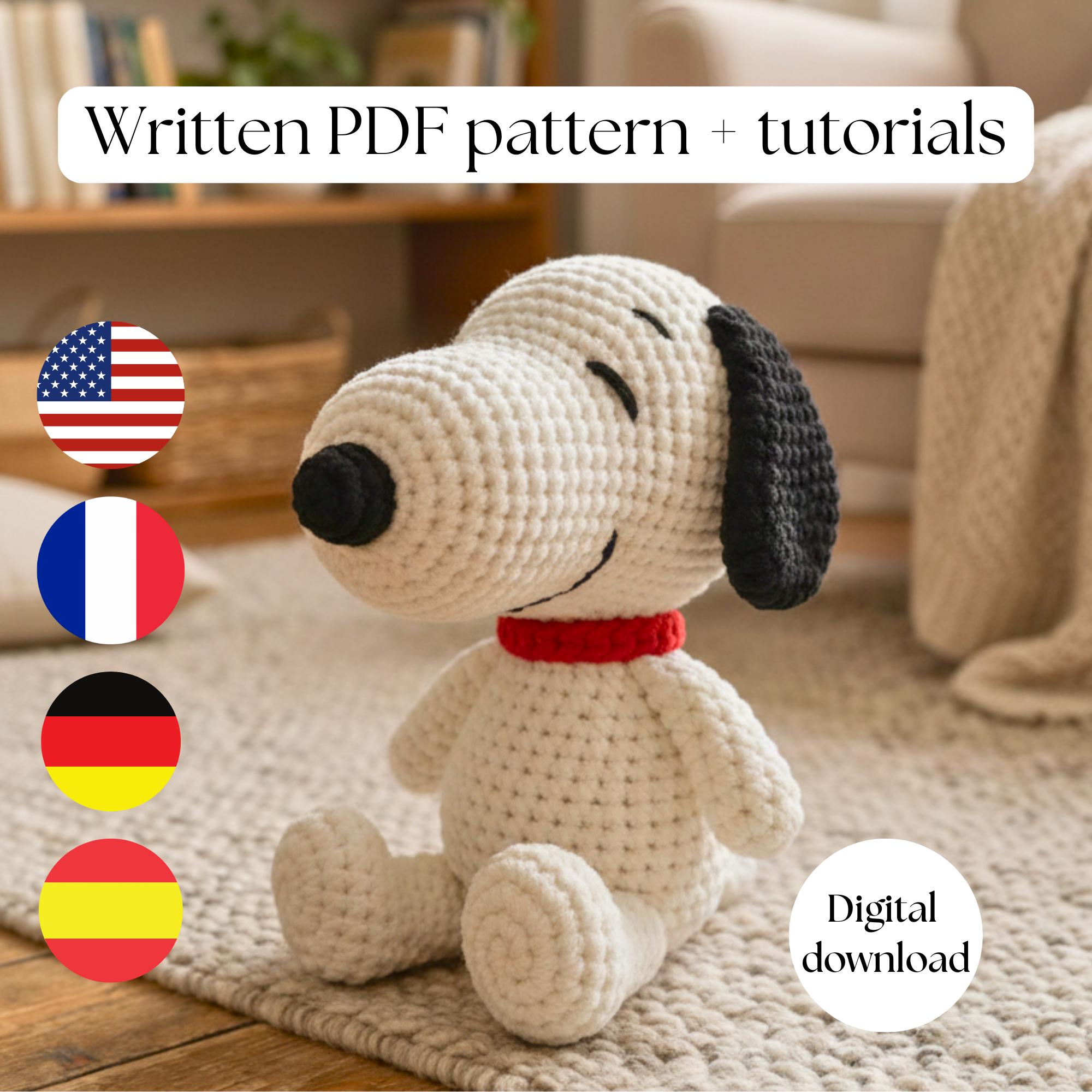 Amigurumi Crochet Pattern Bundle, Bluey, Snoopy, Toothless, Daisy ...