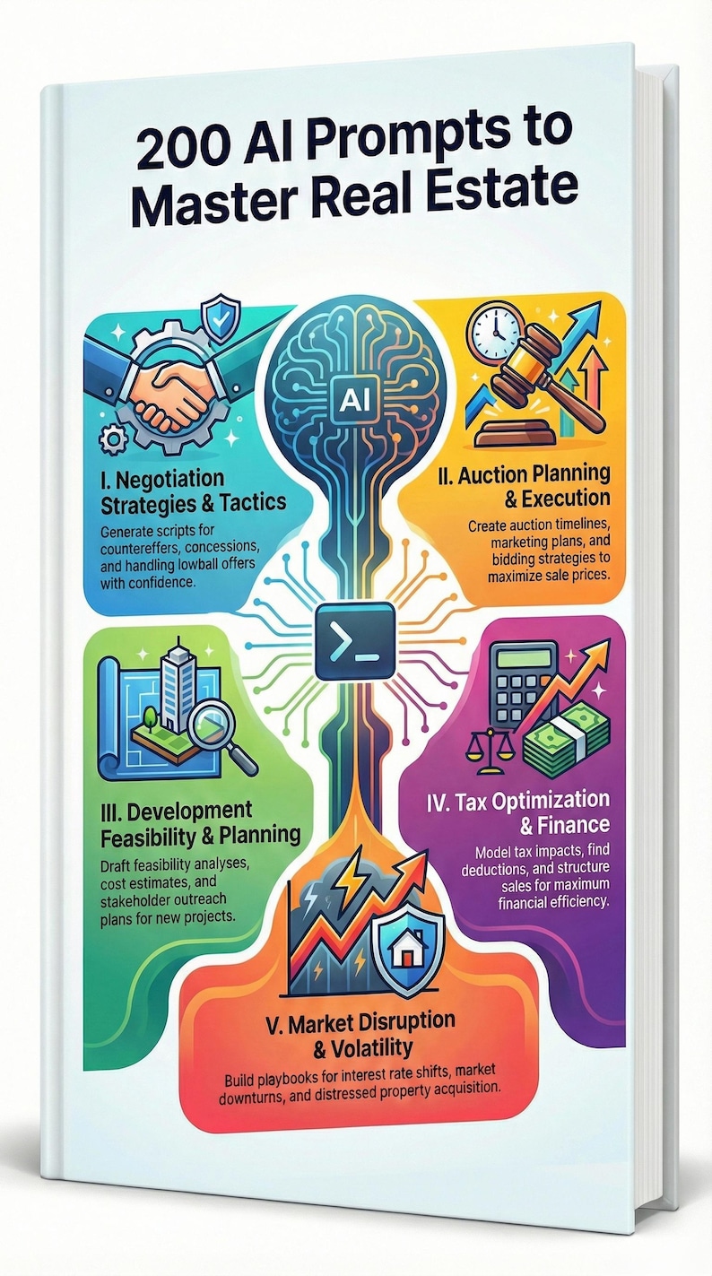 Real Estate AI Codex: 200 Professional Strategy Prompts - Etsy