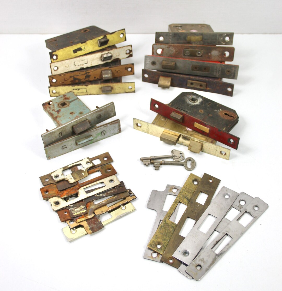 Vintage Mortice Locks Job Lot | Yale Chubb Union | Reclaimed Door ...