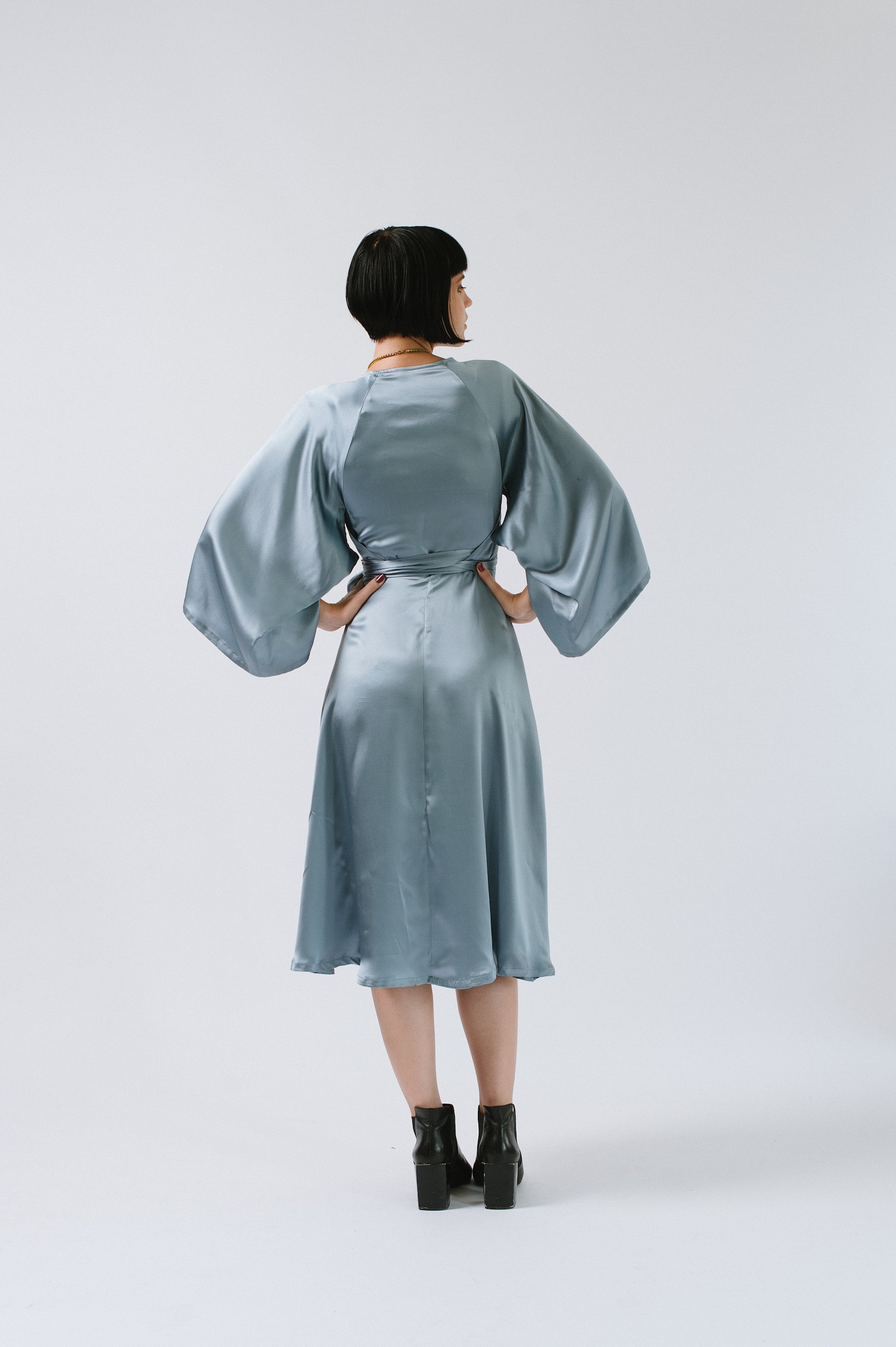 Wrap Dress With Kimono Inspired Sleeves PDF Sewing Pattern - Etsy