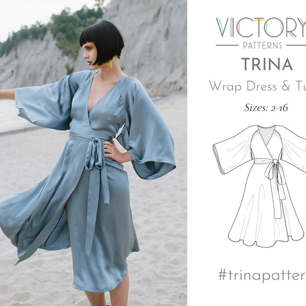 Kimono Dress Pattern - Etsy