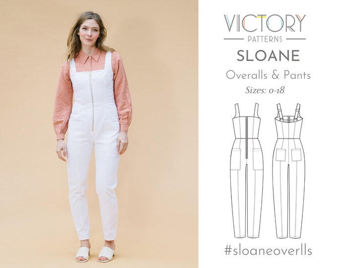Coverall - PDF Sewing Pattern - Unisex Sizes XS-L - Etsy Canada