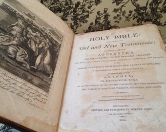 Antique bible | Etsy