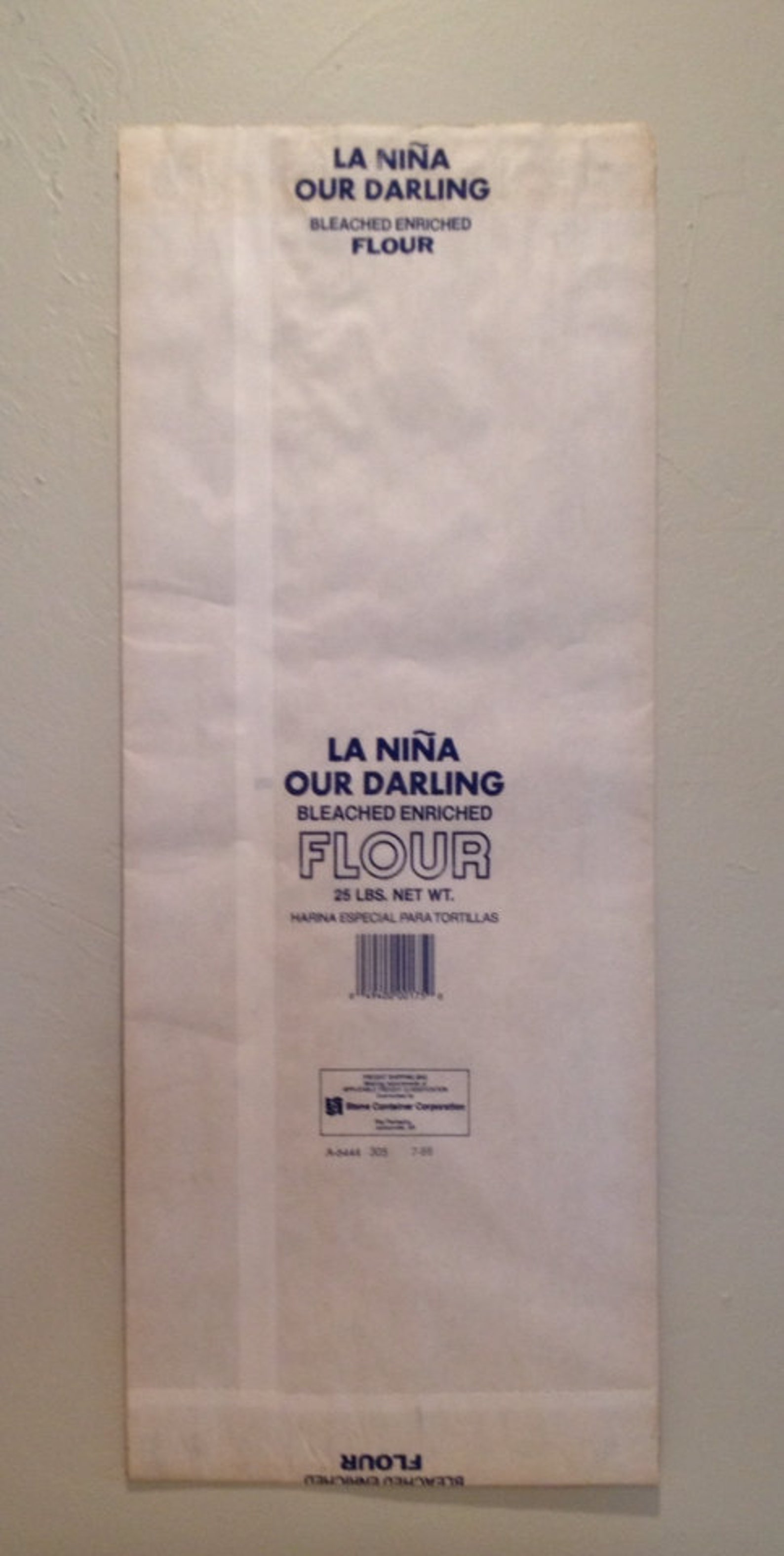 Paper Flour Sack Unused Condition La Niña - Etsy
