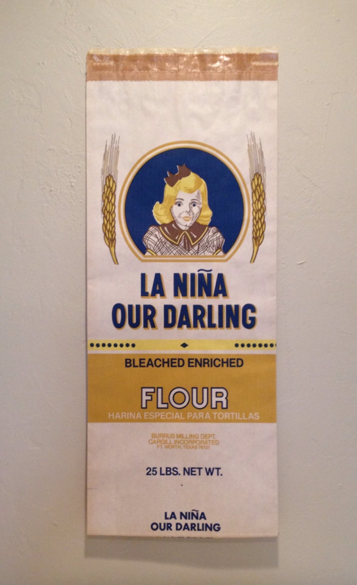 Paper Flour Sack Unused Condition La Niña - Etsy