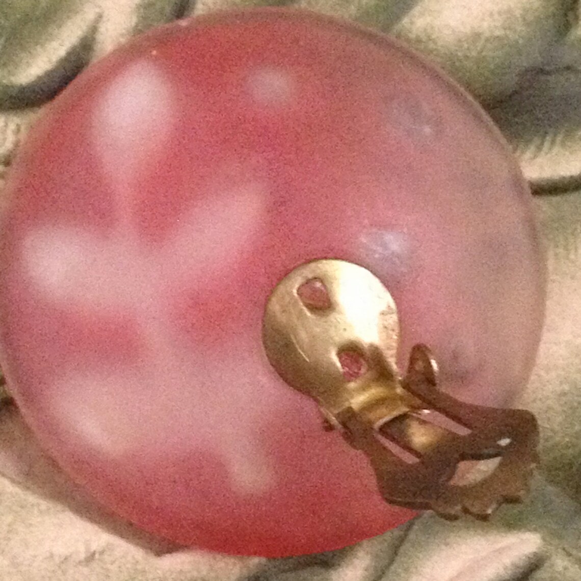 Red Celluloid Earrings With Rhinestones - Etsy