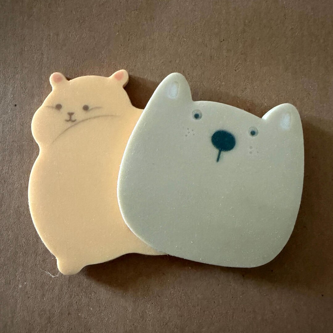 Funny Cute Japanese Animal Sticky Notes Notepad Memo Pad Japanese - Etsy
