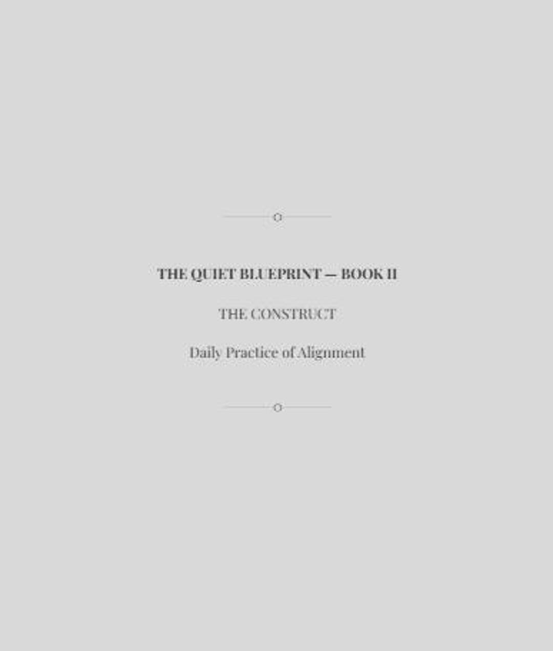 The Quiet Blueprint — Book II: Form Before Freedom - Etsy