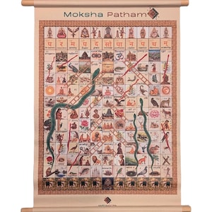 Moksha Patham - Ancient Indian Board Game - Etsy Canada