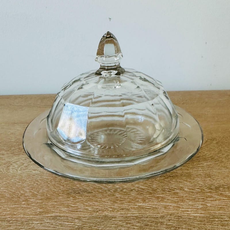 Eapg Glass Covered Butter - Etsy
