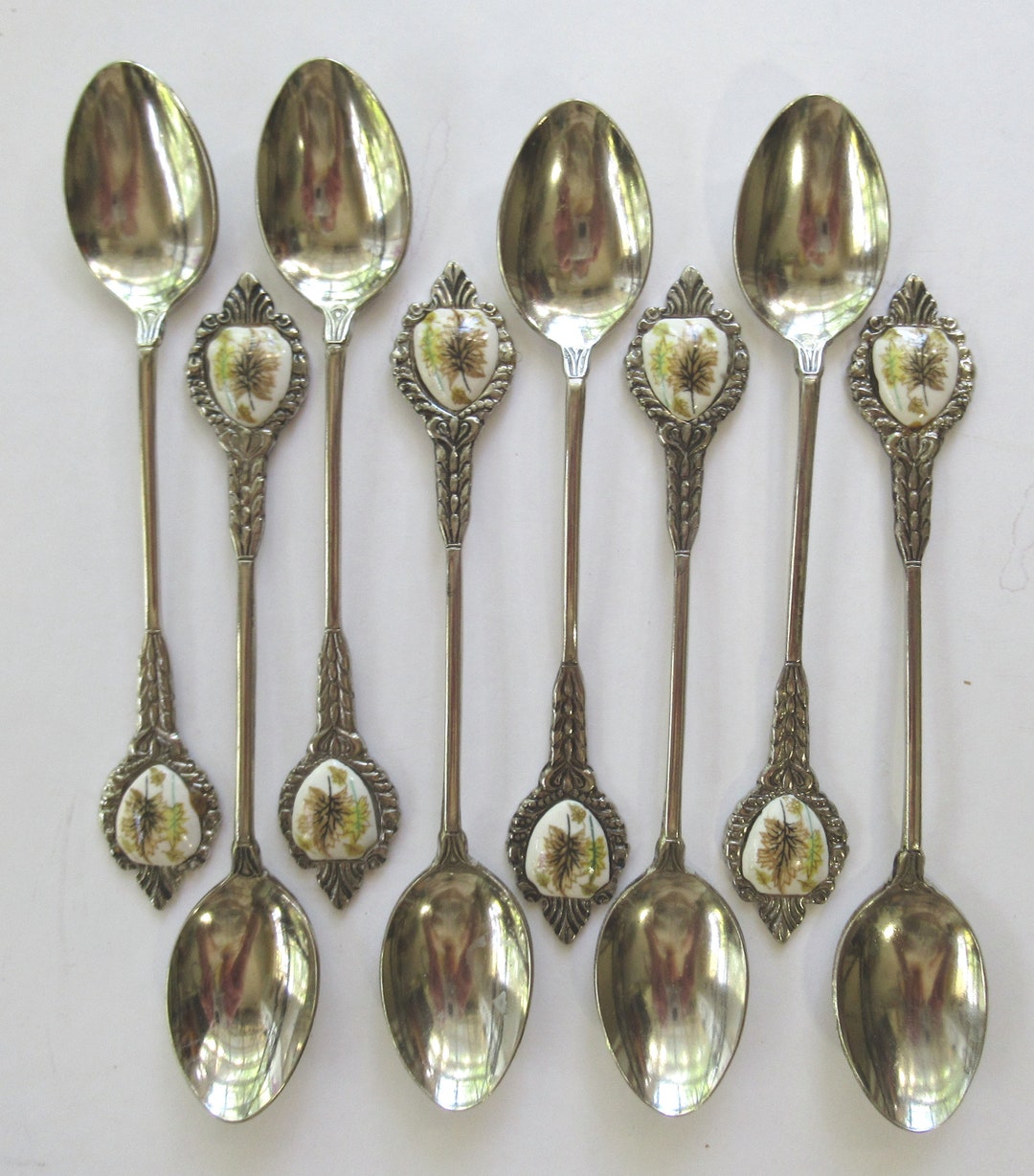 Eight Condiment Spoons 5" Long ~ Dessert, Sugar, Appetizers, Hors D ...